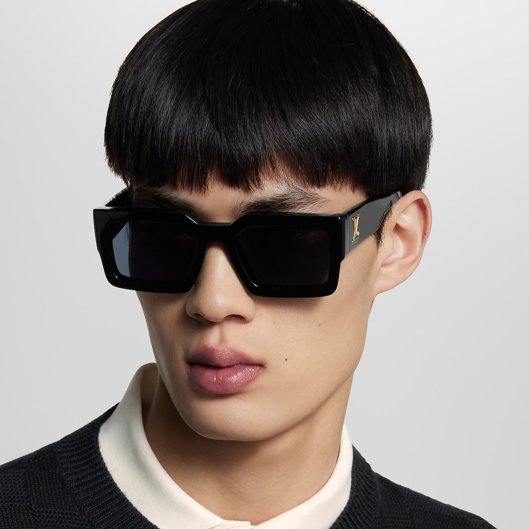 LV Clash Square Sunglasses - Luxury S00 Black | LOUIS VUITTON